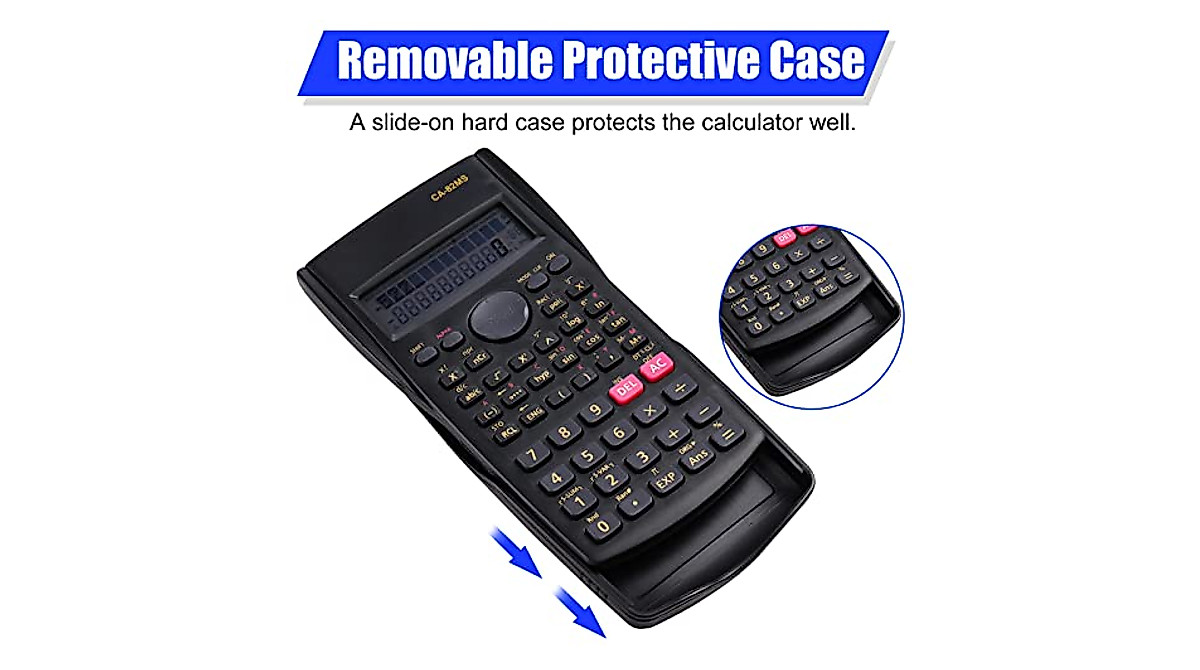 Saillong 2-Line Scientific Calculator Set for Students and Teachers