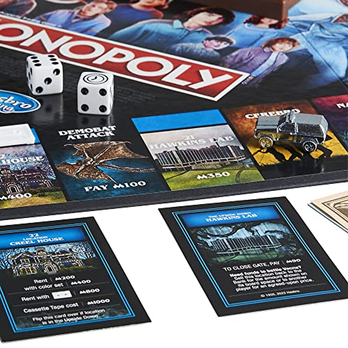 Monopoly: Netflix Stranger Things Edition Board Game for Adults and Teens Ages 14+, Game for 2-6 Players, Inspired by Stranger Things Season 4, Multicolor