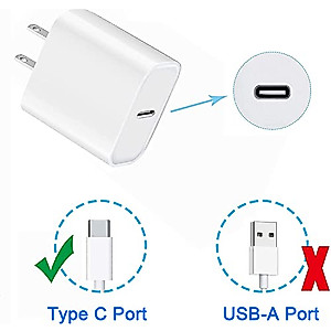 iPhone 14 Fast Charger Block [2 Pack] Cube 20W USB C Wall Charger PD Charger Fast iPhone Charging Type C Wall Charger Plug Adapter Box Brick for iPhone 13/13 Mini/13 Pro Max/12/11/SE/XR/iPad Pro/Mini