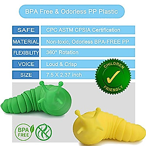 IFiwin Fidget Slug, Sensory Slug Fidget Toys for Autistic Children and Adults, Autism Sensory Toys, Christmas Stocking Stuffers for Kids, Teens & Adults, Anxiety Relief Slugapillar
