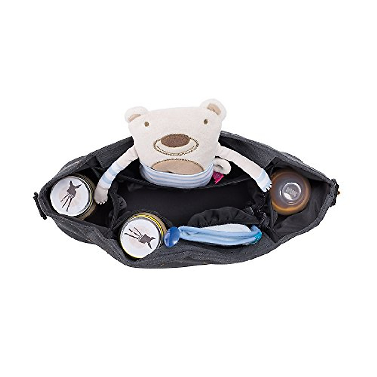 Lassig Women's Casual Buggy Baby Organizer Cork Star, Dark Grey, Organizer