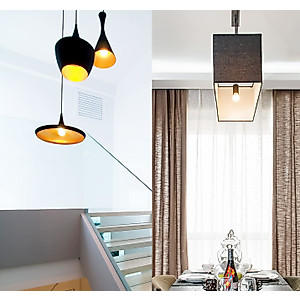 2-Pack E17 Mini Globe Bulb S11 LED Light Bulb,E17 Intermediate Base 4W Warm White 2700K,40 Watt S11 G40 Incandescent Bulb Replacement for Desk Lamp,Cabinet,Closet, Non-Dimmable