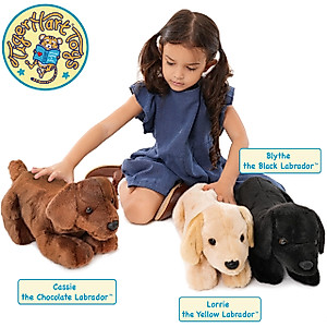 TigerHart Blythe The Black Lab - 12 Inch Stuffed Animal Plush