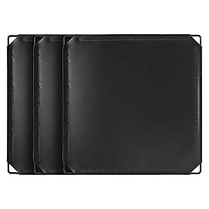 Puroma 3 Packs PP Plastic Sheets Durable Panels for Cube Storage Organizer (Black)