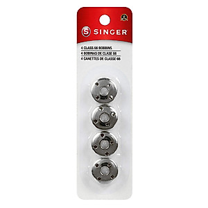 SINGER 2139 Class 66 Bobbins, Metal, 4-Count