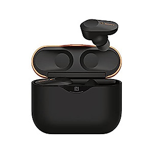 Sony WF-1000XM3 Truly Wireless Noise Cancelling Headphones with Mic, up to 32 Hours Battery Life, Stable Bluetooth Connection, Wearing Detection with Alexa Built-in - Black