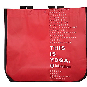 LULULEMON NEW SHOPPING Red Beach Swimming Towel GYM TOTE BAG YOGA DANCE TENNIS GOLF GYM BEACH SKATE - Large Bag - Limited Edition