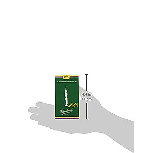 Vandoren SR3025 Soprano Sax JAVA Reeds Strength 2.5; Box of 10