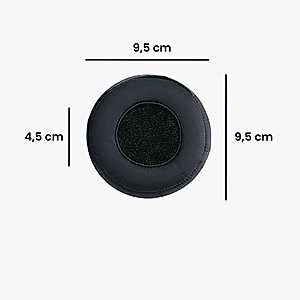 kwmobile Ear Pads Compatible with Beats Pro Earpads - 2X Replacement for Headphones - Black