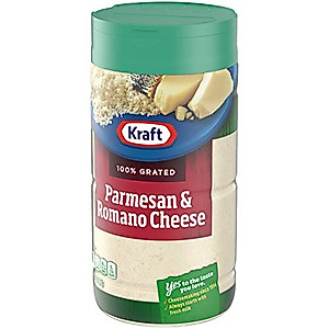 Kraft Parmesan & Romano Grated Cheese (8 oz Shaker)