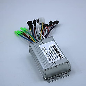 Bike Fender 36V/48V 350W BLDC Electric Scooter Controller E-Bike brushless Speed Driver and GT-100 LCD Display one Set Mud Guards (Size : 48V Set)