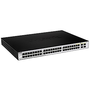 D-Link DGS-1210-48 48-Port Gigabit Smart Switch with 4 Combo SFP Ports