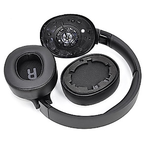 Tune 750BT Earpads - Replacement Ear Cushion Compatible with JBL Tune 700BT / 710BT / 700BTNC / 750BT / 760BTNC Headphone,Softer Protein Leather, High-Density Noise Cancelling Foam (Black)