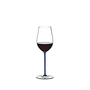 Riedel Fatto A Mano Riesling/Zinfandel Wine Glass, Blue