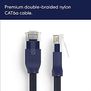 Amazon eero CAT6a Ethernet cable - Supports 10 gigabit+ speeds, 3 foot, 1-pack, Midnight Blue