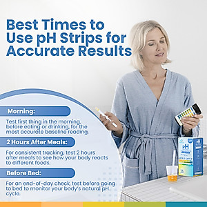 pH Test Strips for Urine & Saliva – 100 Easy-to-Use Strips for Fast, Accurate pH Testing at Home, Get Clear Acid-Alkaline Balance Results in Seconds, Perfect for Tracking Your Body's pH, 4.5-9.0 Range