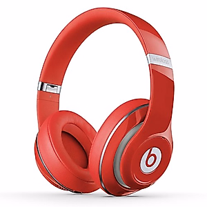 Beats Studio 2 Wireless Over-Ear Headphones (MH8K2AM/A) Red - (Renewed)