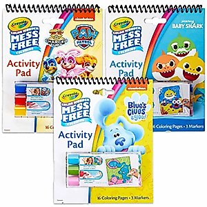 Crayola Nickelodeon Color Wonder Bundle (3 Pack), Mess Free Activity Pads & Markers, Gifts For Toddlers, Easter Basket Stuffers, Ages 3+