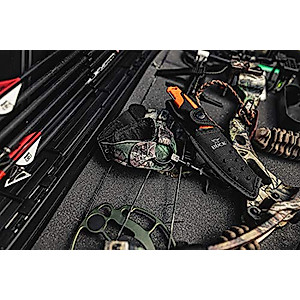 Buck Knives 657 Pursuit Pro Fixed Blade Hunting Knife with Guthook, 4-1/2" S35VN Stainless Steel Blade, Polyester Sheath Included