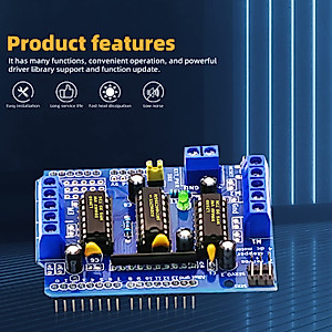 V TELESKY 3Pcs L293D Motor Driver Module - Shield Expansion Board Compatible with Arduino for Duemilanove Raspberry Pi Mega UNO R3 AVR ATMEL
