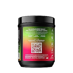 Pre Workout Powder MuscleTech EuphoriQ PreWorkout Smart Pre Workout Powder for Men & Women Caffeine Metabolite Fueled With Paraxanthine Watermelon Candy (20 Servings)