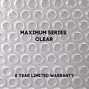 Harris C.R.S. Heat Retention Solar Covers for In-Ground Swimming Pools | Retain Sun/Solar Heat by Lowering Your Evaporation Rate Up to 75% | (14' x 28', Heavy Series Blue)