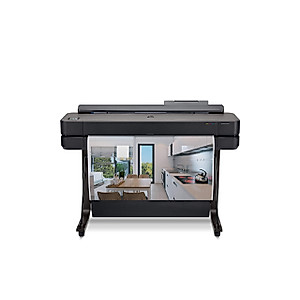 HP DesignJet T650 Large Format Wireless Plotter Printer - 36", with Modern Office Design (5HB10A) (Renewed)
