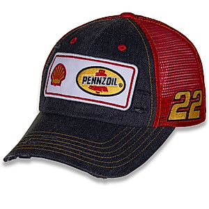 2023 Joey Logano Vintage Hat - NASCAR Adjustable Automotive Racing Mesh Baseball Cap