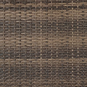 Crosley Furniture KO70350MB-TE Dahlia Outdoor Metal and Wicker 2-Piece Sofa Set (Sofa, Coffee Table), Matte Black with Taupe Cushions