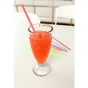 Rainbow Reusable 8 Inch Straws