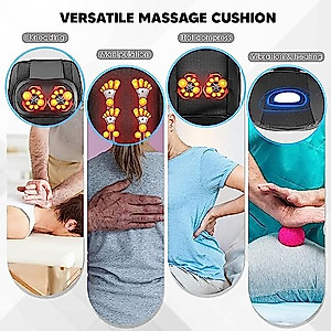 Mercy TOP Massage Chair Pad Massagers for Neck and Back Gifts for Men Women Mom Dad Massager Chair Pad for Back for Home Office use