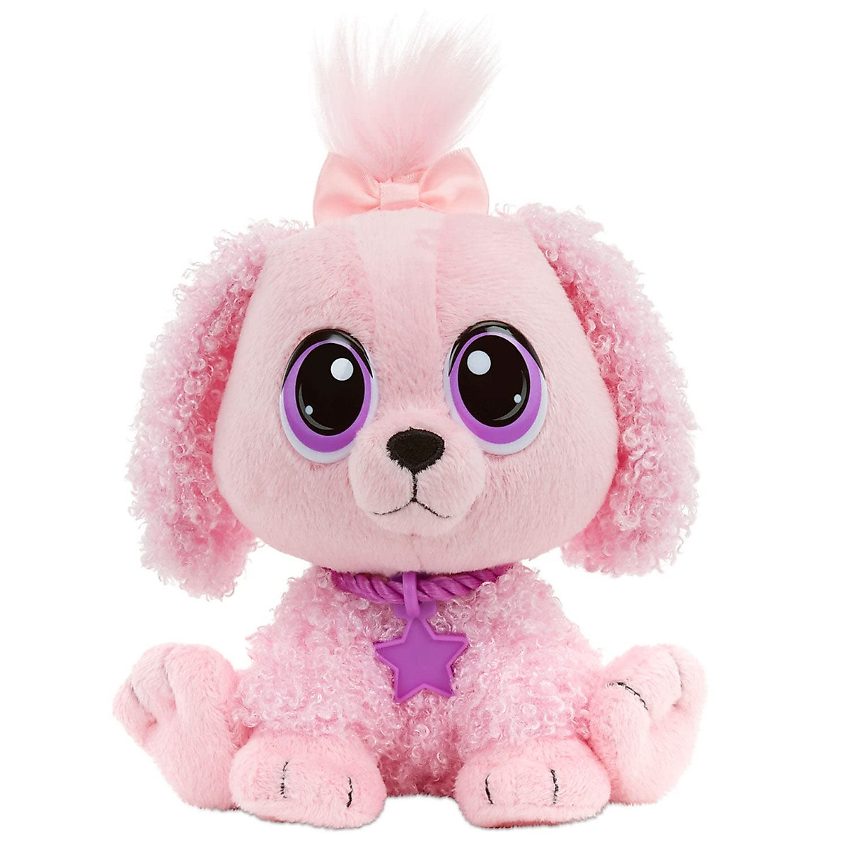 Little Tikes Rescue Tales Babies - Pink Poodle | Soft Cuddly Plush Pet Toy with Collar, Tag, Doghouse, Stickers, Activities | Ages 3+