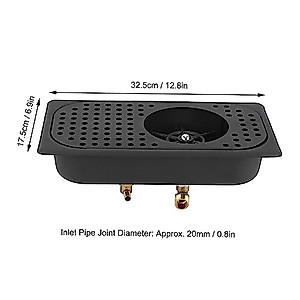 Commercial Stainless Steel Glass Rinser - Cup Washing Machine with High Pressure Spray for Bar Restaurant and Home Use - G1/2 Male Thread - Drinkware Cleaning Equipment