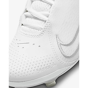 Nike Hyperdiamond 4 Pro Women's Softball Cleat SZ 8 White/Grey