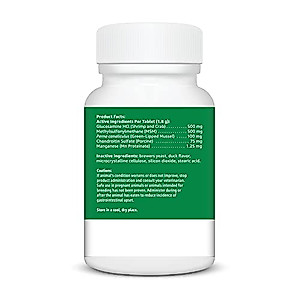 Amazon Basics Dog Hip & Joint Chewable Tablets, Duck Flavored, 120 Count (Previously Solimo)