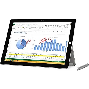 Microsoft Surface Pro 3 (256 GB, Intel Core i7, Windows 8.1) - Free Windows 10 Upgrade (Renewed)
