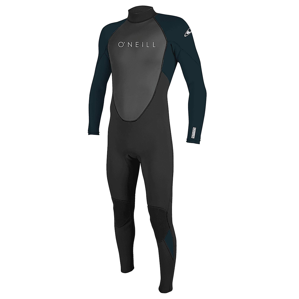 O'Neill Wetsuits mens REACTOR-2 3/2MM BACK ZIP FULL Wetsuits, Black/Slate, Medium