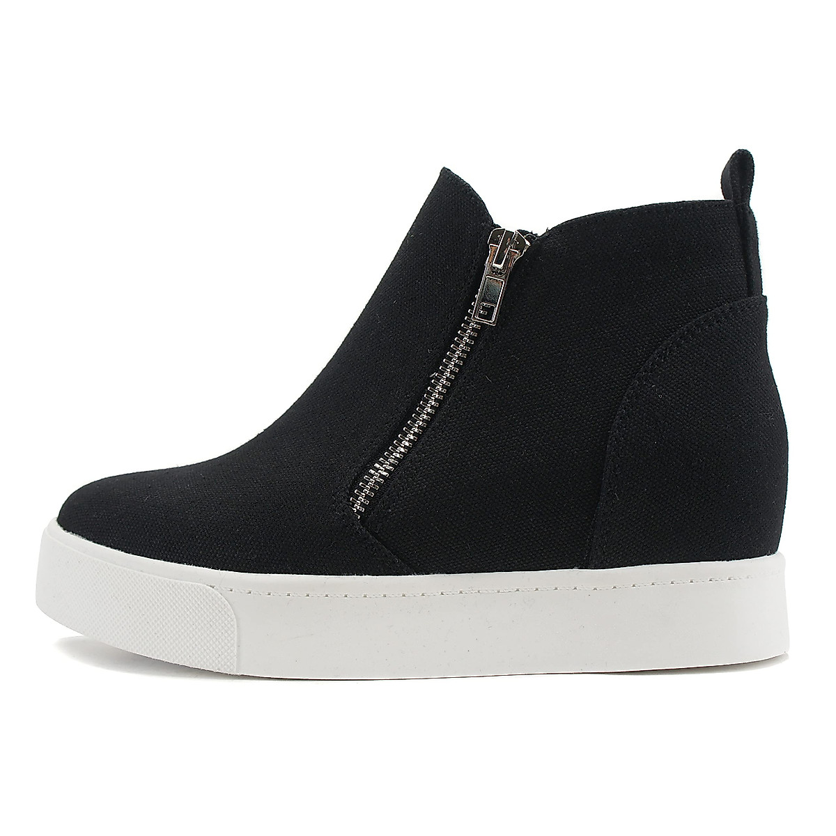 Soda Womens Taylor Nubuck Hight Top Slip On Fashion Sneakers