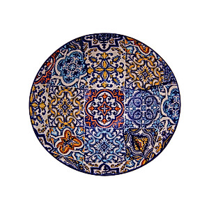 Portuguese Pottery Alcobaça Ceramic Side Dish Serving Bowl - Set of 2