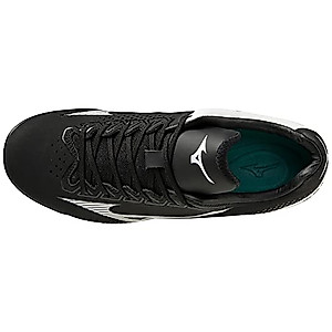 Mizuno Women's Wave Finch Lightrevo Softball Shoe, Black-White, 8