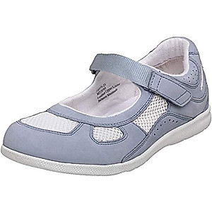 Drew Shoe Women's Delite, Sky Blue/White, 12 W (D)