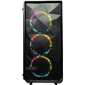 Meshify C Gaming Desktop (Intel i7 14700KF 20-Core 5.4GHz Turbo, RTX 4070 12GB, 2TB NVMe SSD, 16GB DDR4, Win 11H) Gamer Computer PC