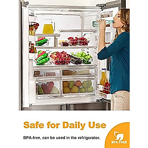 SMARTAKE 22-Piece Drawer Organizers, 7 Sizes Desk Drawer Dividers with Non-Slip Pads, Plastic Dresser Storage Tray Sets, Cosmetic Makeup Jewelries Trays, for, Kitchen, Office, Home, Bathroom (Clear)