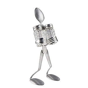 Forked Up Art S01 Spoon Salt and Pepper Stand Table Topper