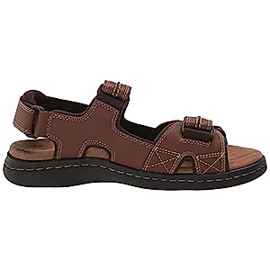 Dockers Mens Newpage Outdoor Sport Sandal Shoe,Rust,14