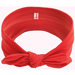 Shame On Jane Hairband, 8 pack of Colorful Headbands for Girls - Removable Bow - Cute Hair Accessories for Girls with 10 Extra Hair Elastics