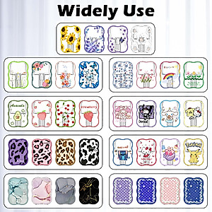 Flower Charger Cable Protector for Samsung Android USB Charger Cute Wave Edge,Butterfly Sunflower Camellia Pattern 4 PCS USB Cable Protectors,Phone Cord Protector for Women Girls,USB Charger Saver