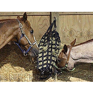 Derby Originals Superior Slow Feeder Horse Hay Bag with Super Tough Bottom and 1 Year Warranty
