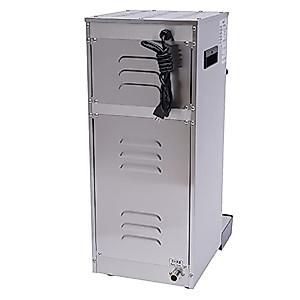 SHATUOA 12L Commercial Steam Water Boiling Machine, 4 in 1 Espresso Coffee Machine with 360° Water Valve, LED Screen Display Electric Milk Foam Machine for Bakery, Tea Restaurant