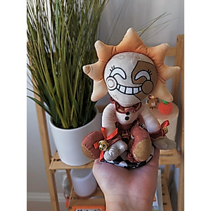 Youtooz FNAF Sun Plush Shoulder Rider 6" inch, Collectible Soft Magnetic Sun Shoulder Rider Plushie from Five Night's at Freddys By Youtooz FNAF Plush Collection